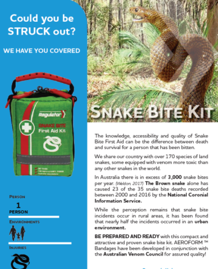 Snake Bite First Aid Kit Australia